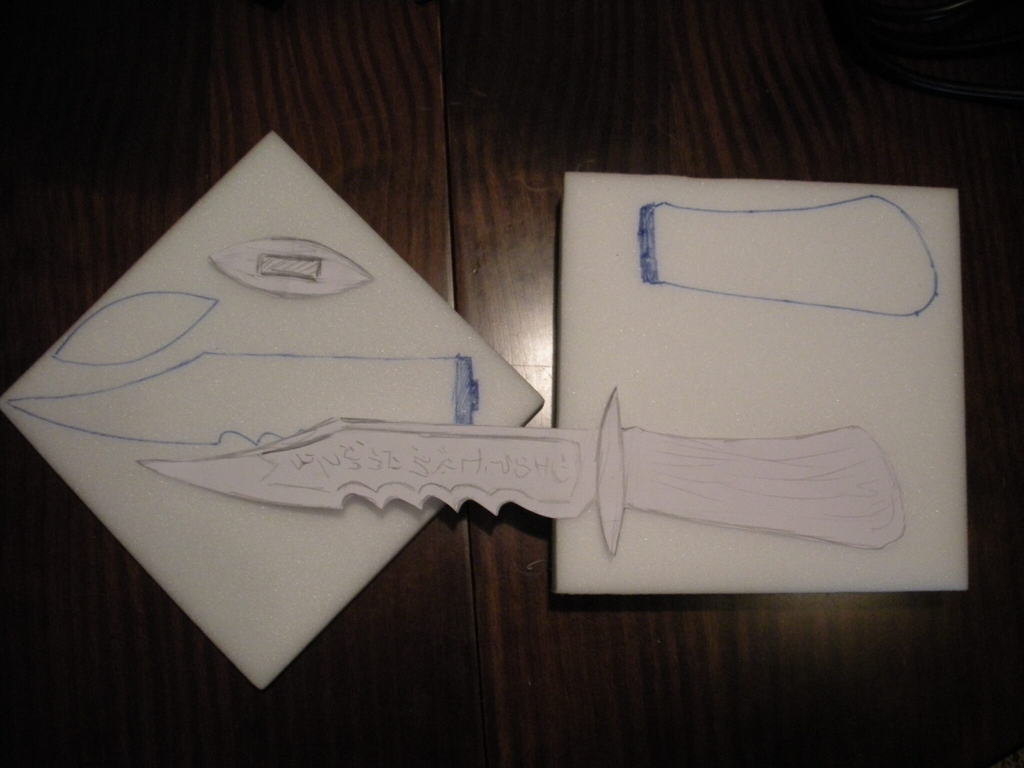 How to make a foam knife for cosplay - Alice in Cosplayland