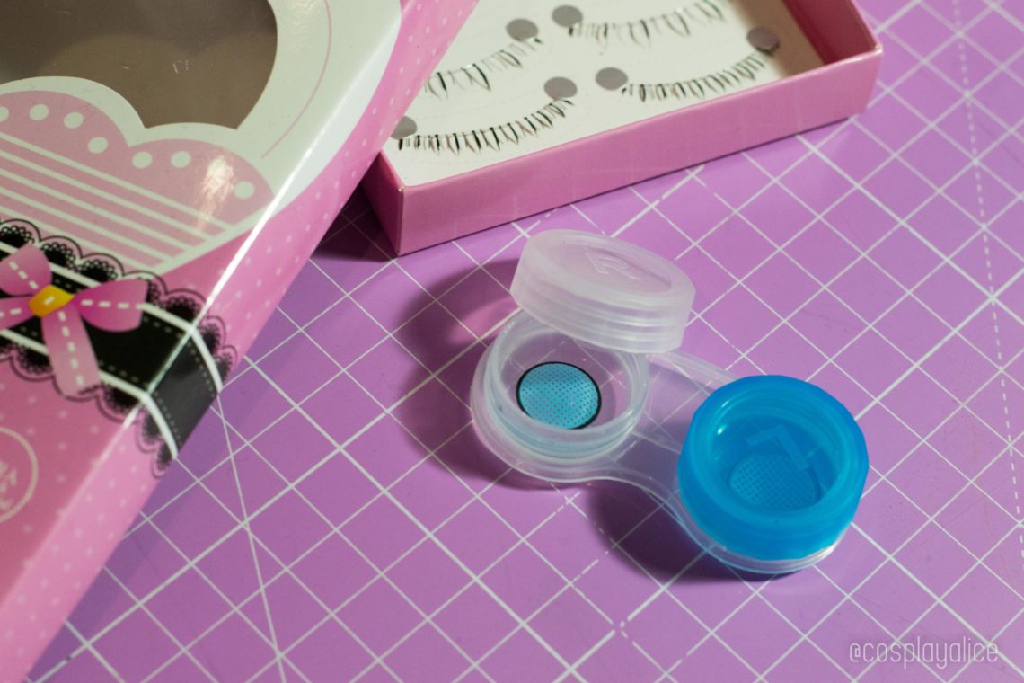 Sweety Cyan Mesh contact lenses review - Alice in Cosplayland