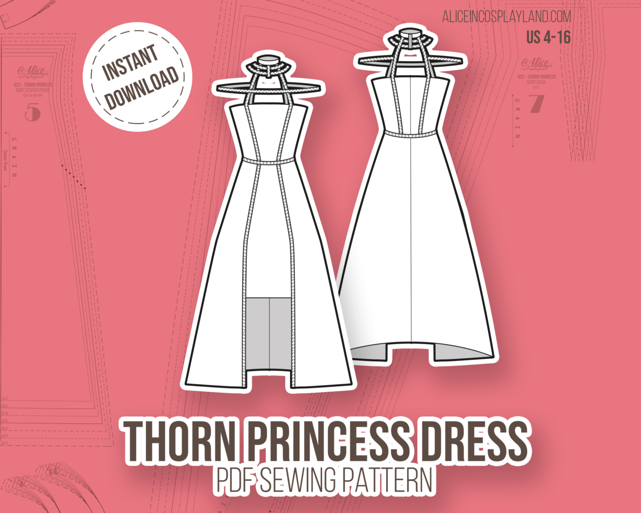 Thorn Princess Sewing Pattern - Alice in Cosplayland