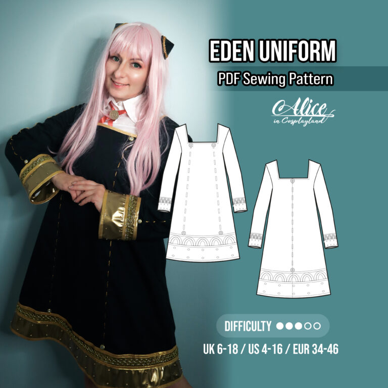 Eden Uniform Sewing Pattern - Alice in Cosplayland